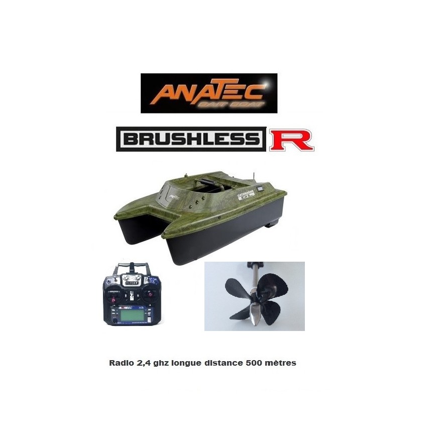 Anatec catamaran BRUSHLESS R lithium - Bateaux-amorceurs.com Le plus ...